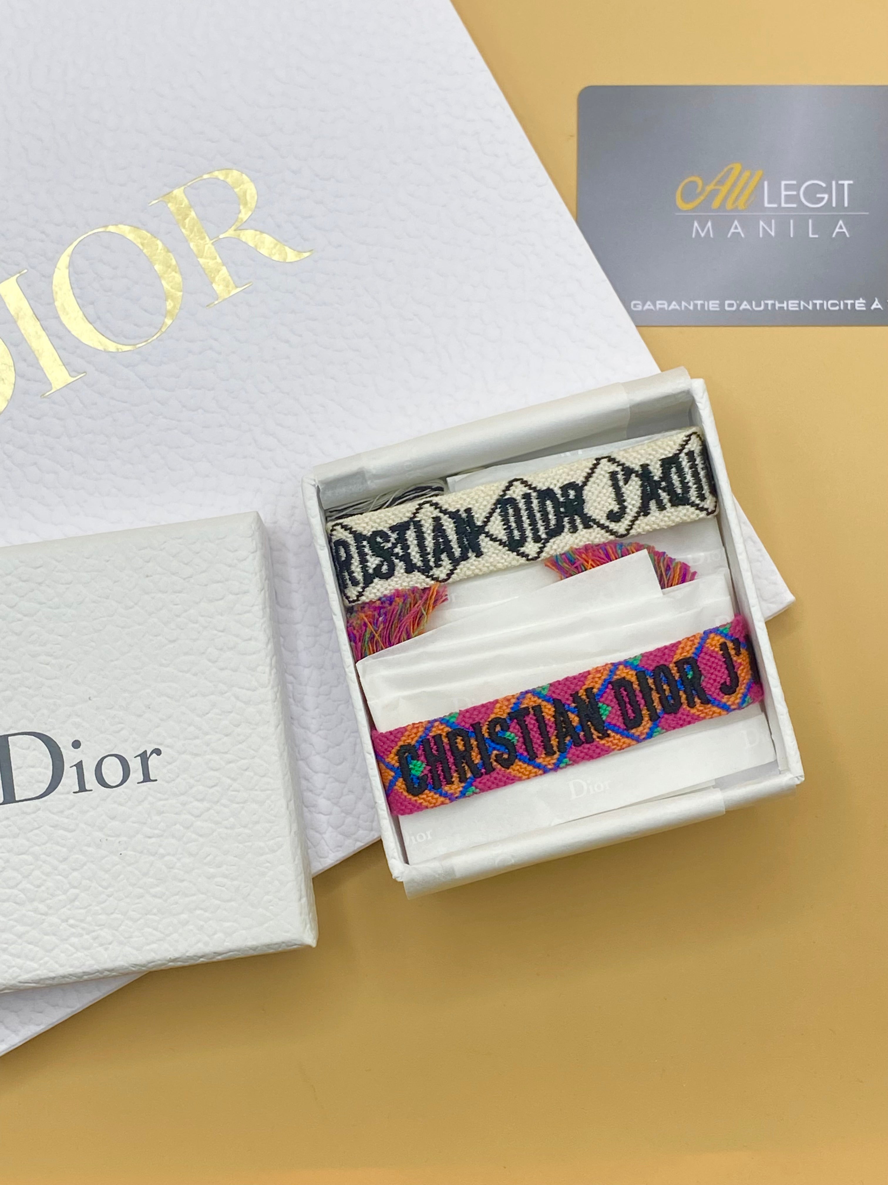CHRISTIAN DIOR FRIENDSHIP BRACELETS – Alllegitmanila